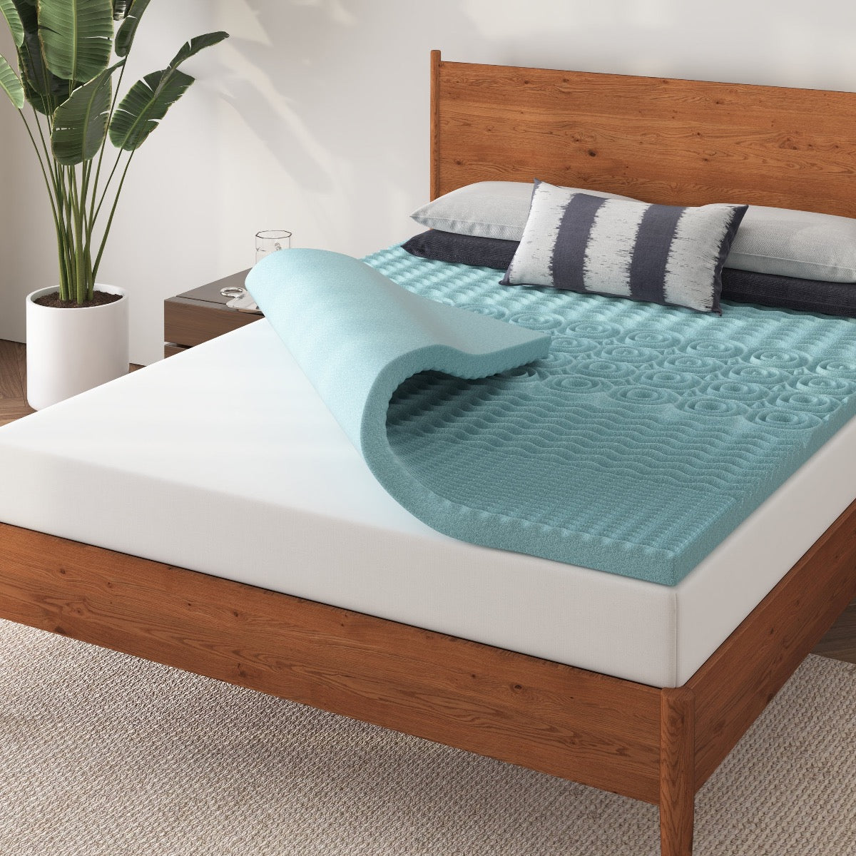 Gel Infused 5-Zone Mattress Topper | NapQueen